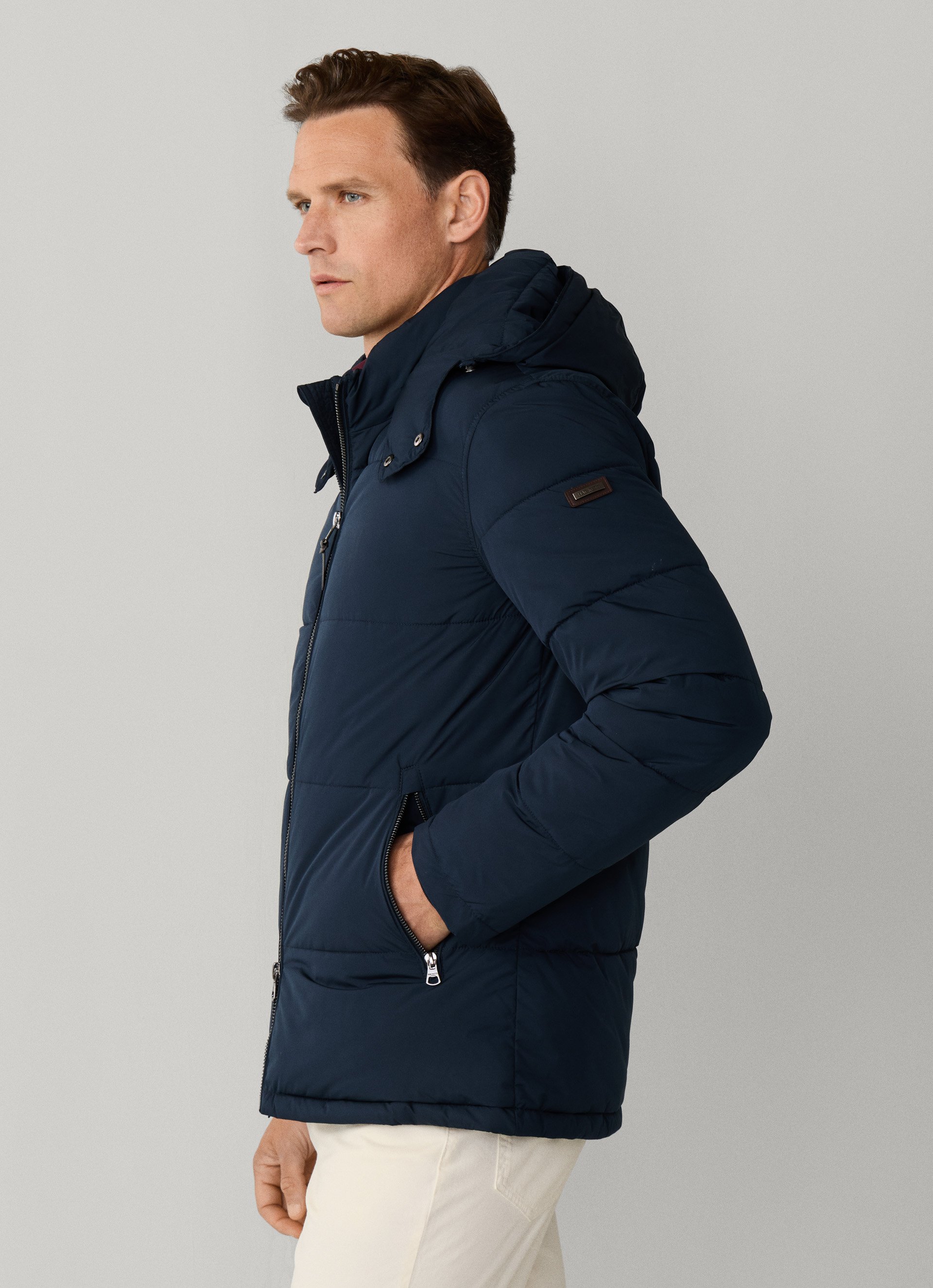 Classic Hooded Puffer Jacket | Hackett